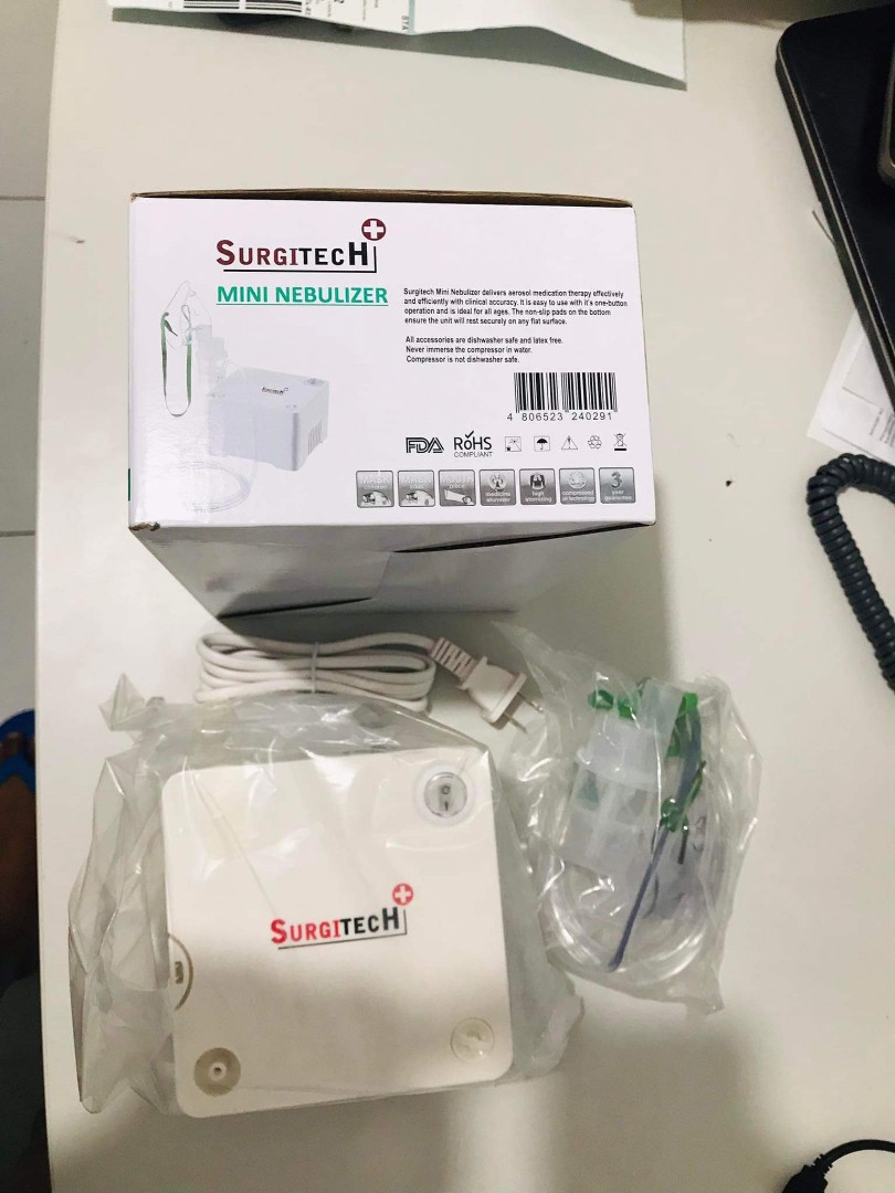 MINI NEBULIZER -SURGITECH (Brand new), Health & Nutrition, Health ...