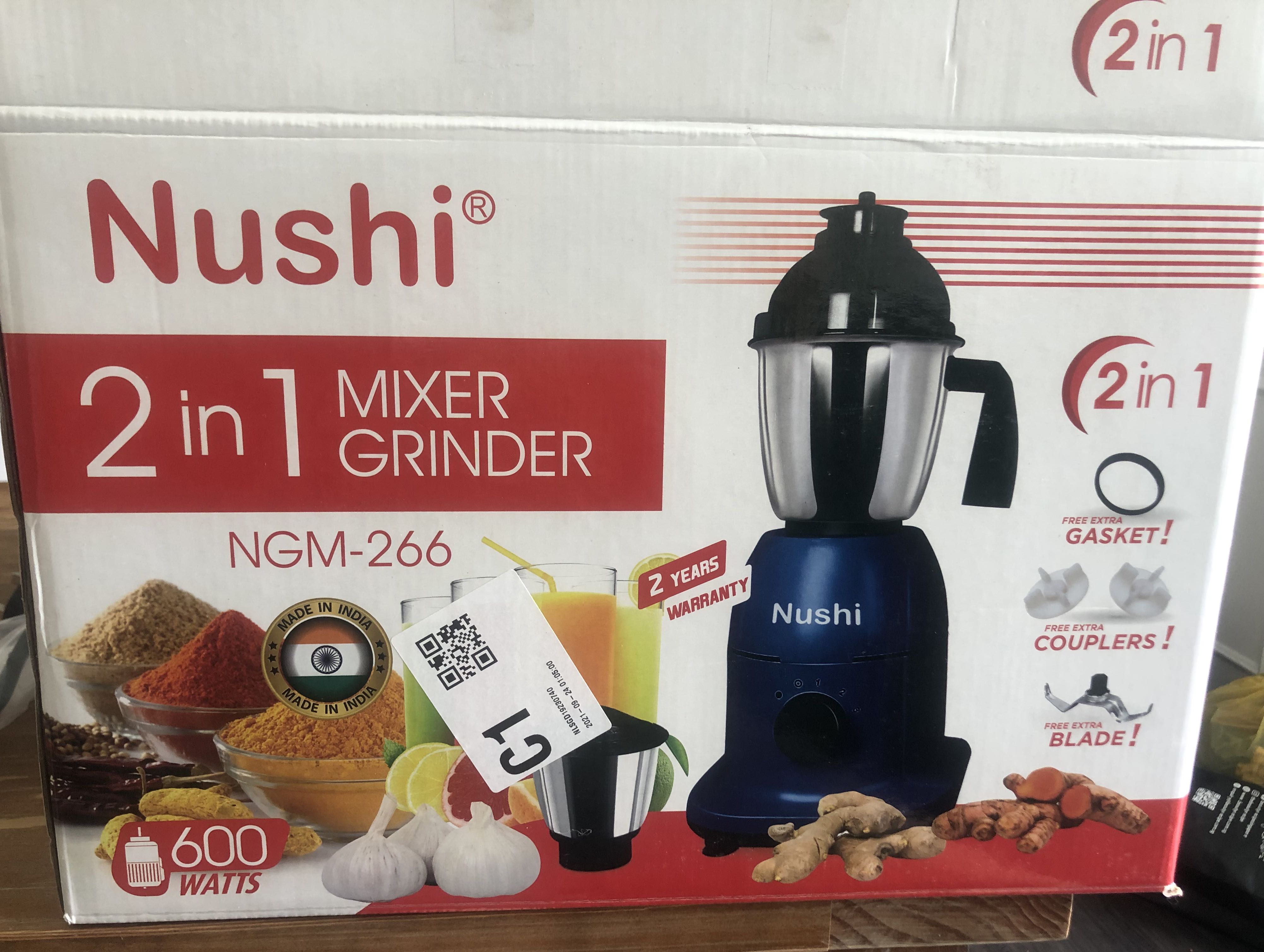 Mixer Grinder (Nushi - 2 in 1), TV & Home Appliances, Kitchen ...