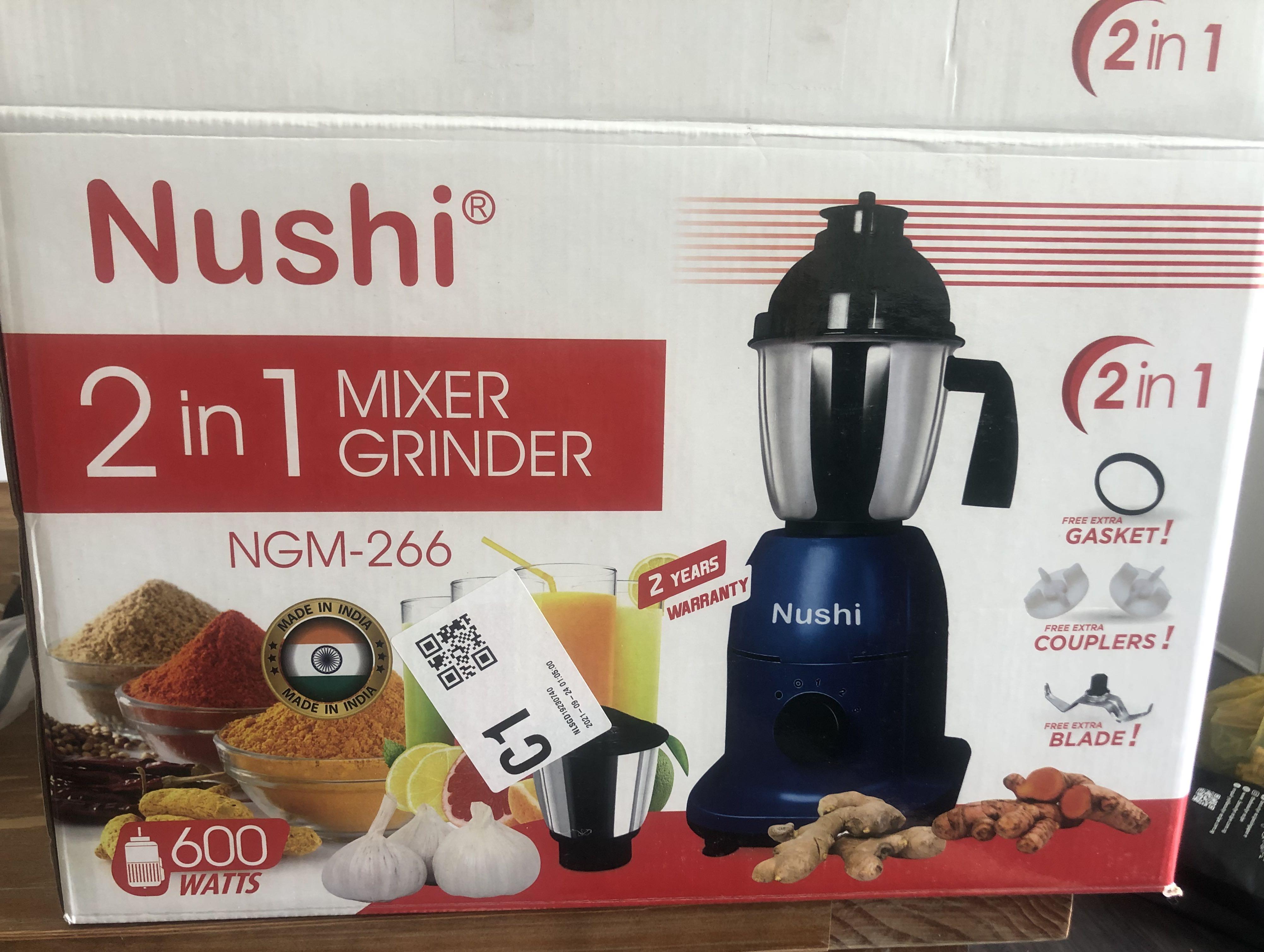Mixer Grinder (Nushi - 2 in 1), TV & Home Appliances, Kitchen ...
