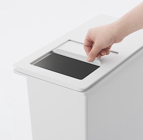 MUJI Dust Box with Lid & Wheels, Furniture & Home Living, Cleaning ...