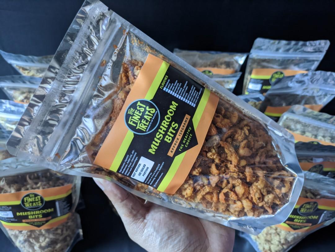 Mushroom Chicharon Bits with flavors New, Food & Drinks, Packaged ...