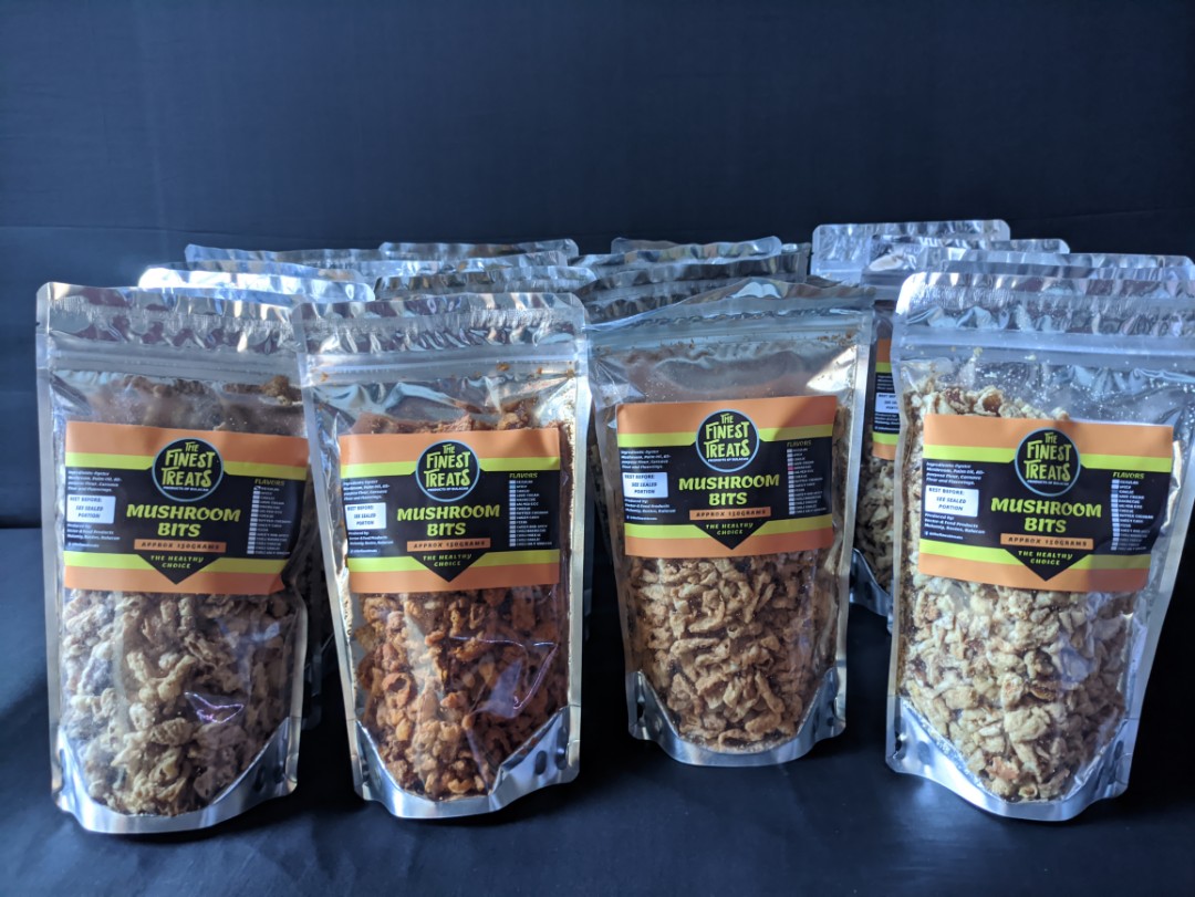 Mushroom Chicharon Bits with flavors New, Food & Drinks, Packaged ...