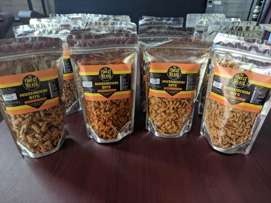 Mushroom Chicharon Bits with flavors New, Food & Drinks, Packaged ...