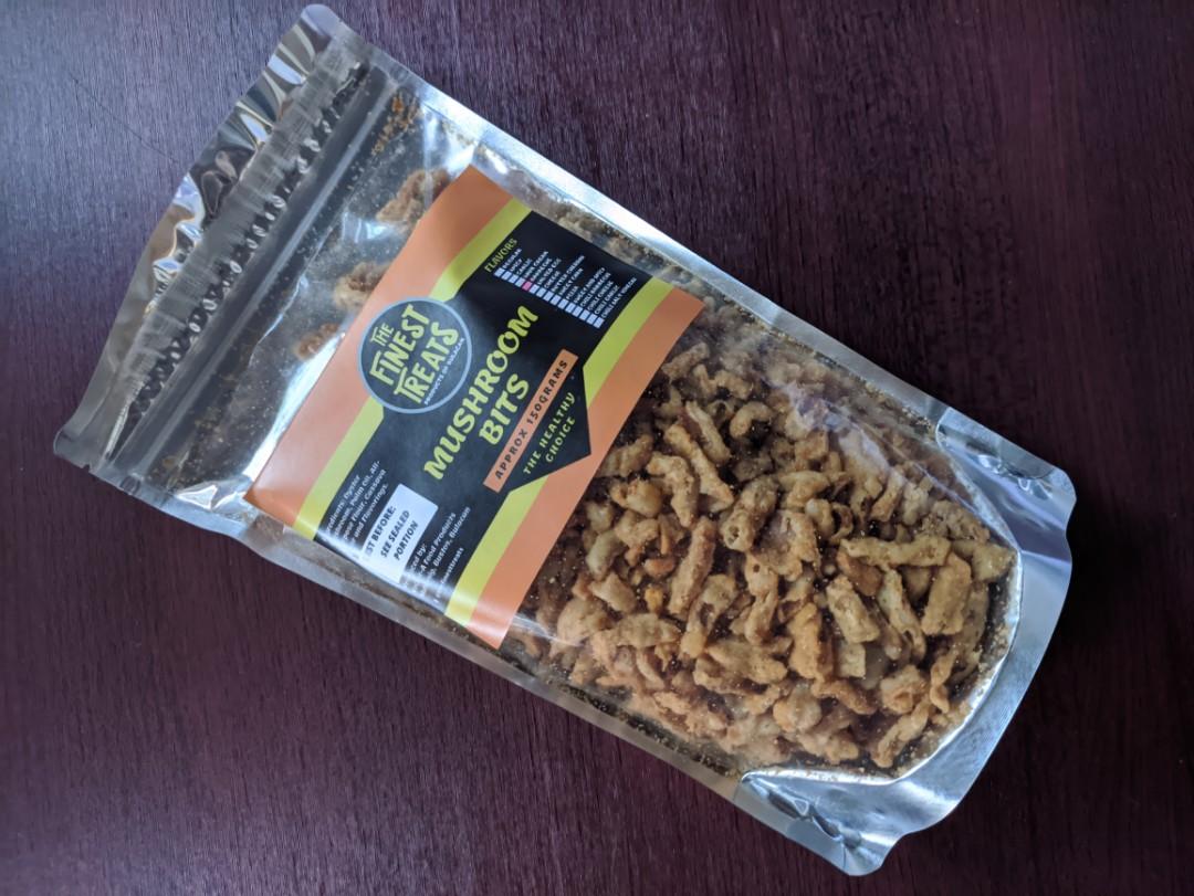 Mushroom Chicharon Bits with flavors New, Food & Drinks, Packaged ...