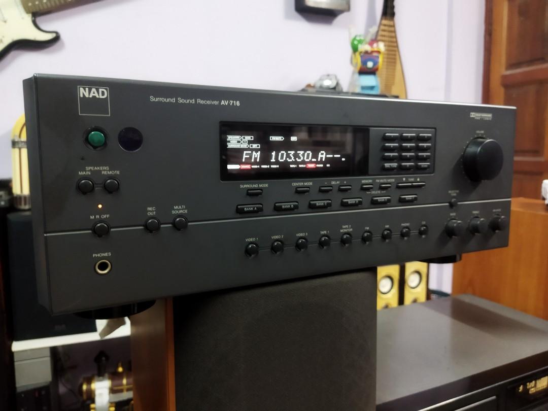 NAD AV716 Amplifier, Audio, Soundbars, Speakers & Amplifiers on Carousell