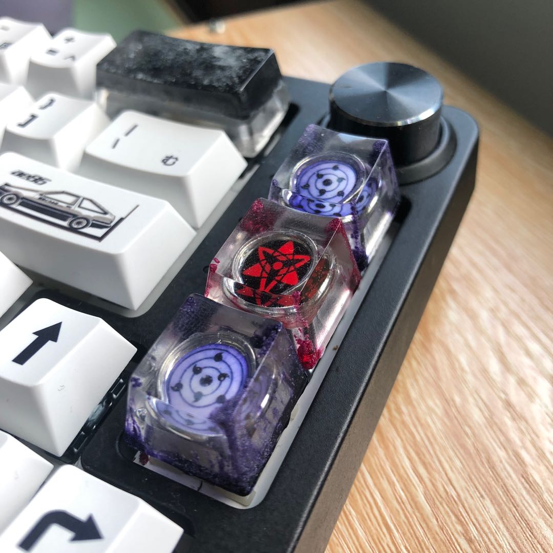 Naruto Sharingan and Rinnegan Keycap, Computers & Tech, Parts ...