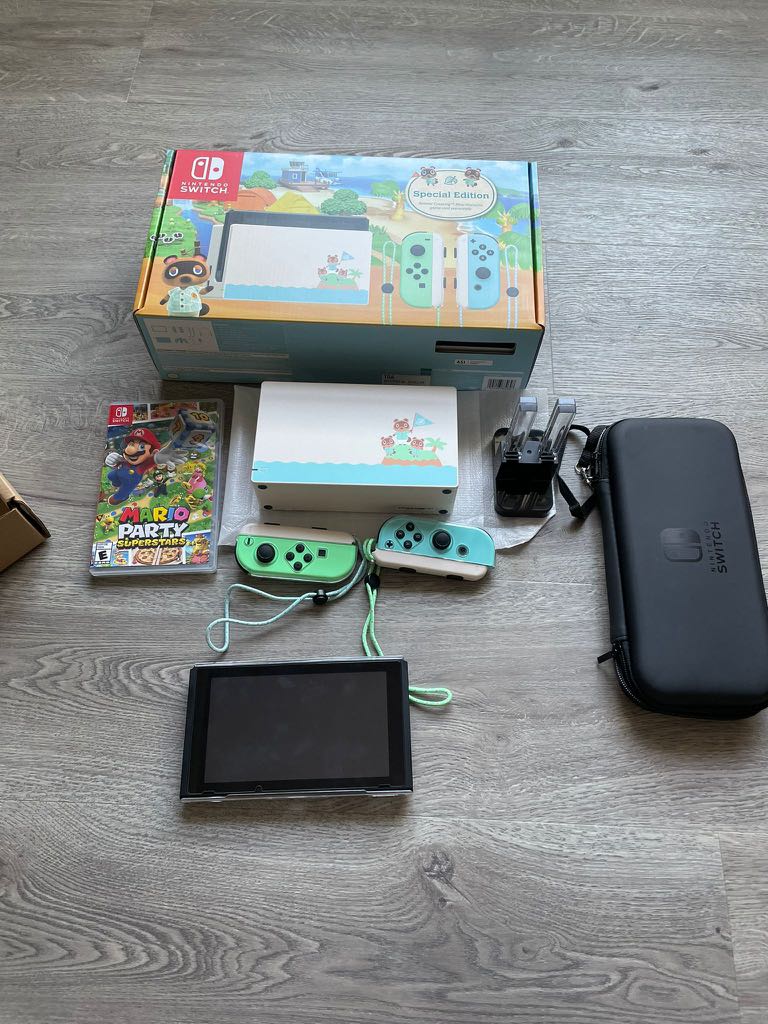 Nintendo Switch Console, Animal Crossing: New Horizon Special Edition ...