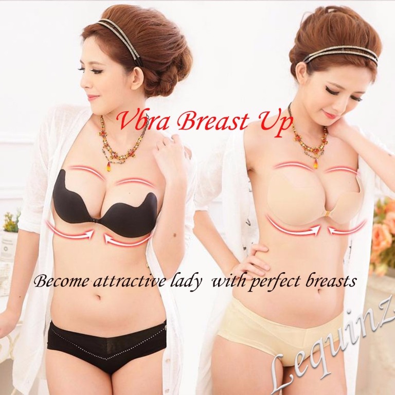 Nubra MAGIC Push Up Vbra Adhesive Stick On Bra, Women's Fashion, Tops, Sleeveless on Carousell