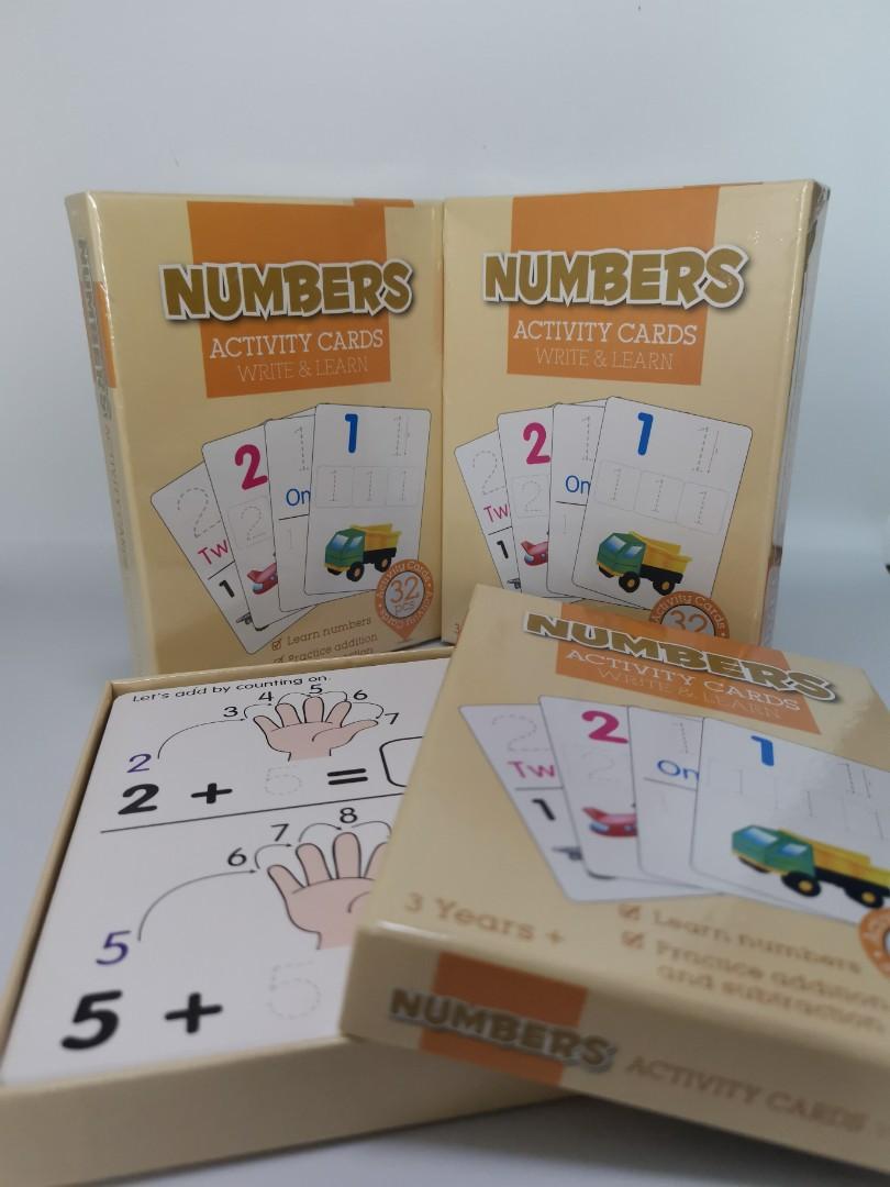 Numbers Activity Card, Hobbies & Toys, Books & Magazines, Children's ...