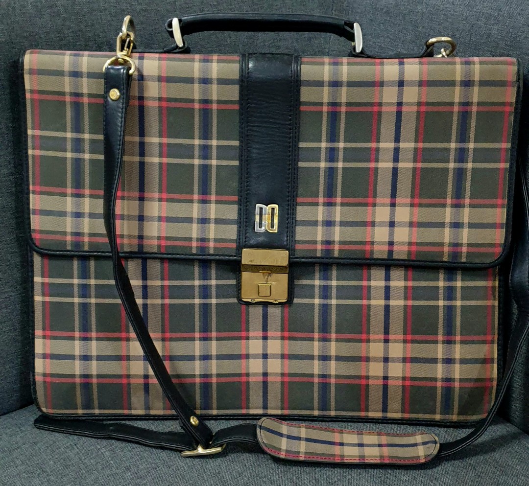 Original DAKS Structured laptop bag/office bag, Luxury, Bags & Wallets ...