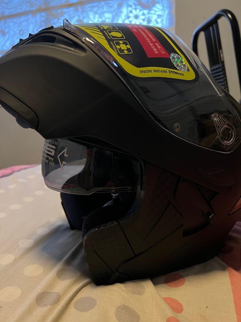 ORZ Modular Helmet (Matte Black), Motorcycles, Motorcycle Accessories ...