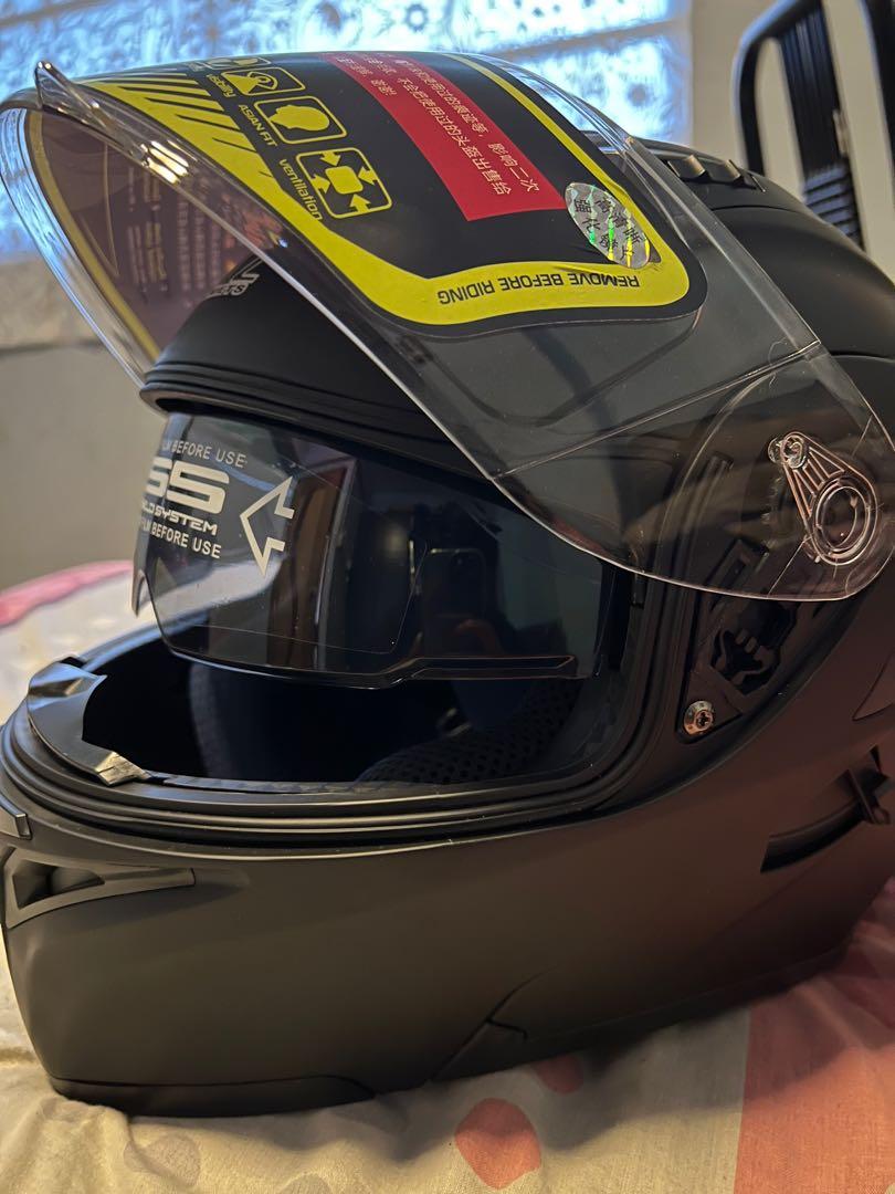 ORZ Modular Helmet (Matte Black), Motorcycles, Motorcycle Accessories ...