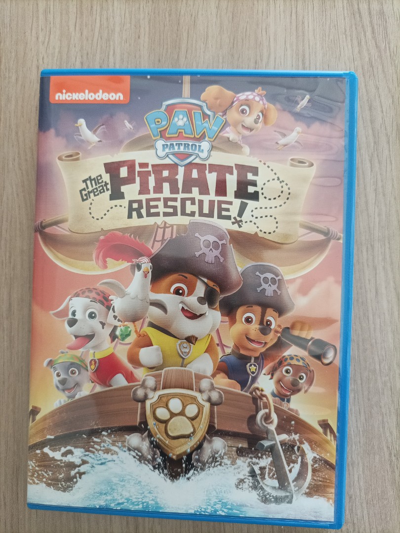 Paw Patrol The Great Pirate Rescue DVD, 興趣及遊戲, 音樂、樂器 & 配件, 音樂與媒體 - CD 及 ...