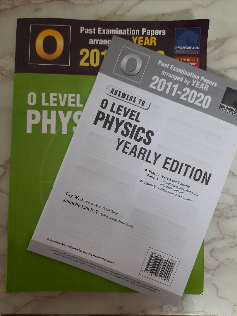 Physics O level past year papers, Hobbies & Toys, Books & Magazines ...