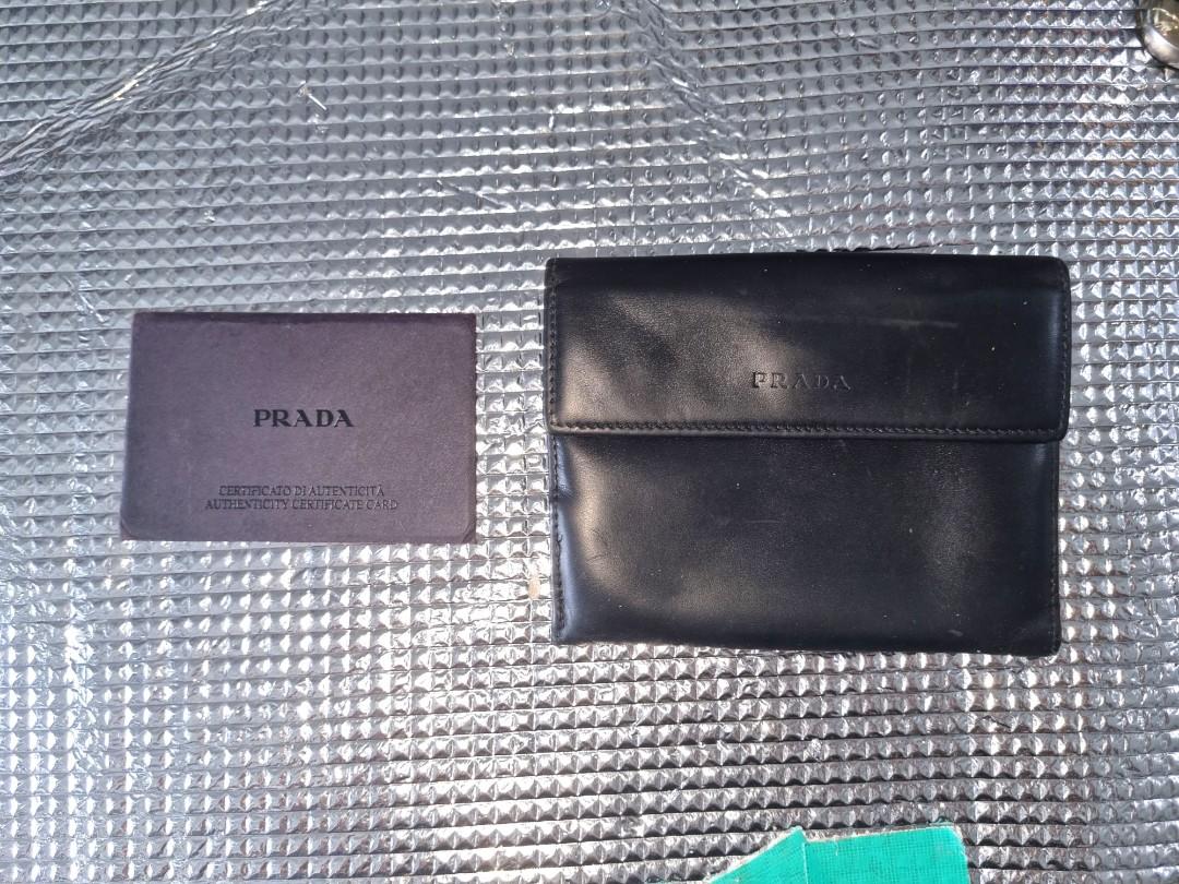 Prada wallet with certificate of authenticity, Men's Fashion, Watches ...