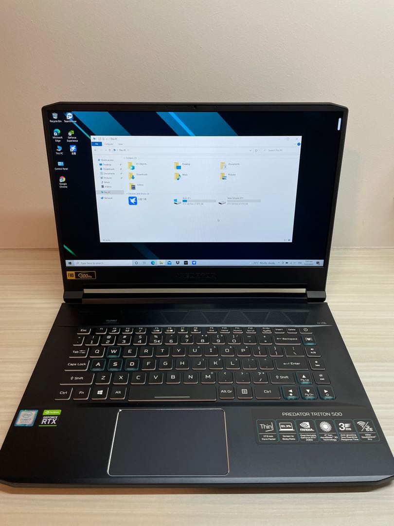 Acer Predator Triton 500 Gaming Laptop / i7-9750H / 32GB RAM / 1TB SSD ...