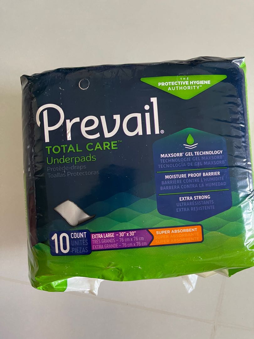 Prevail underpads (x7), Beauty & Personal Care, Sanitary Hygiene on ...