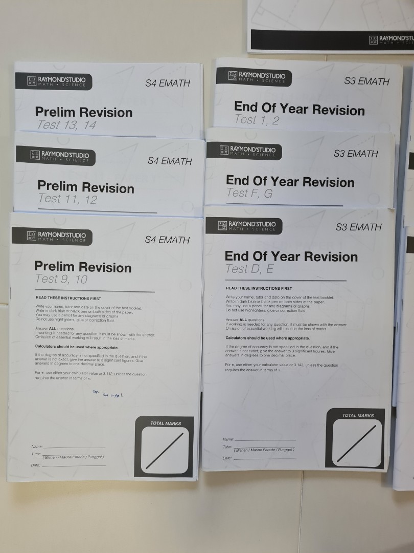 Raymond Studio (Emath Olevel paper), Hobbies & Toys, Books & Magazines ...