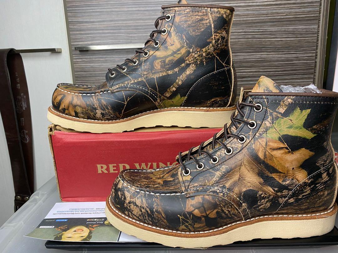 Red wing 8884 mossy oak 7.5uk E camo, Men's Fashion, Footwear, Boots on ...