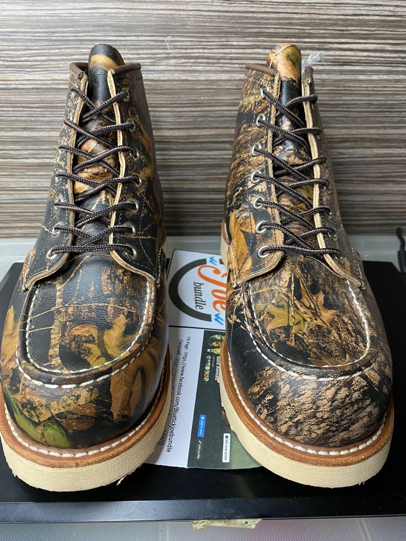 Red wing 8884 mossy oak 7.5uk E camo, Men's Fashion, Footwear, Boots on ...