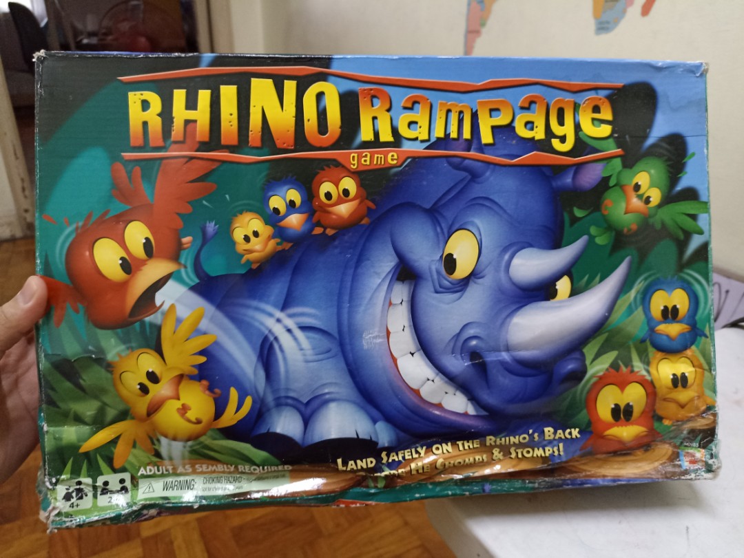 Rhino Rampage Game, Hobbies & Toys, Toys & Games on Carousell