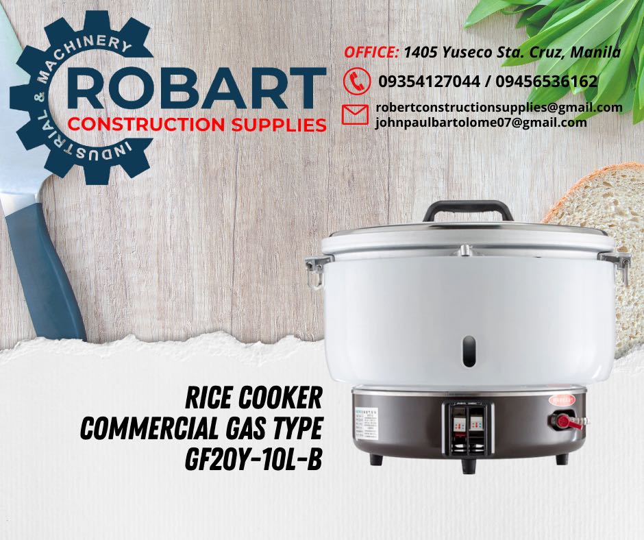 Rico cooker Commercial Gas Type, Furniture & Home Living, Kitchenware ...