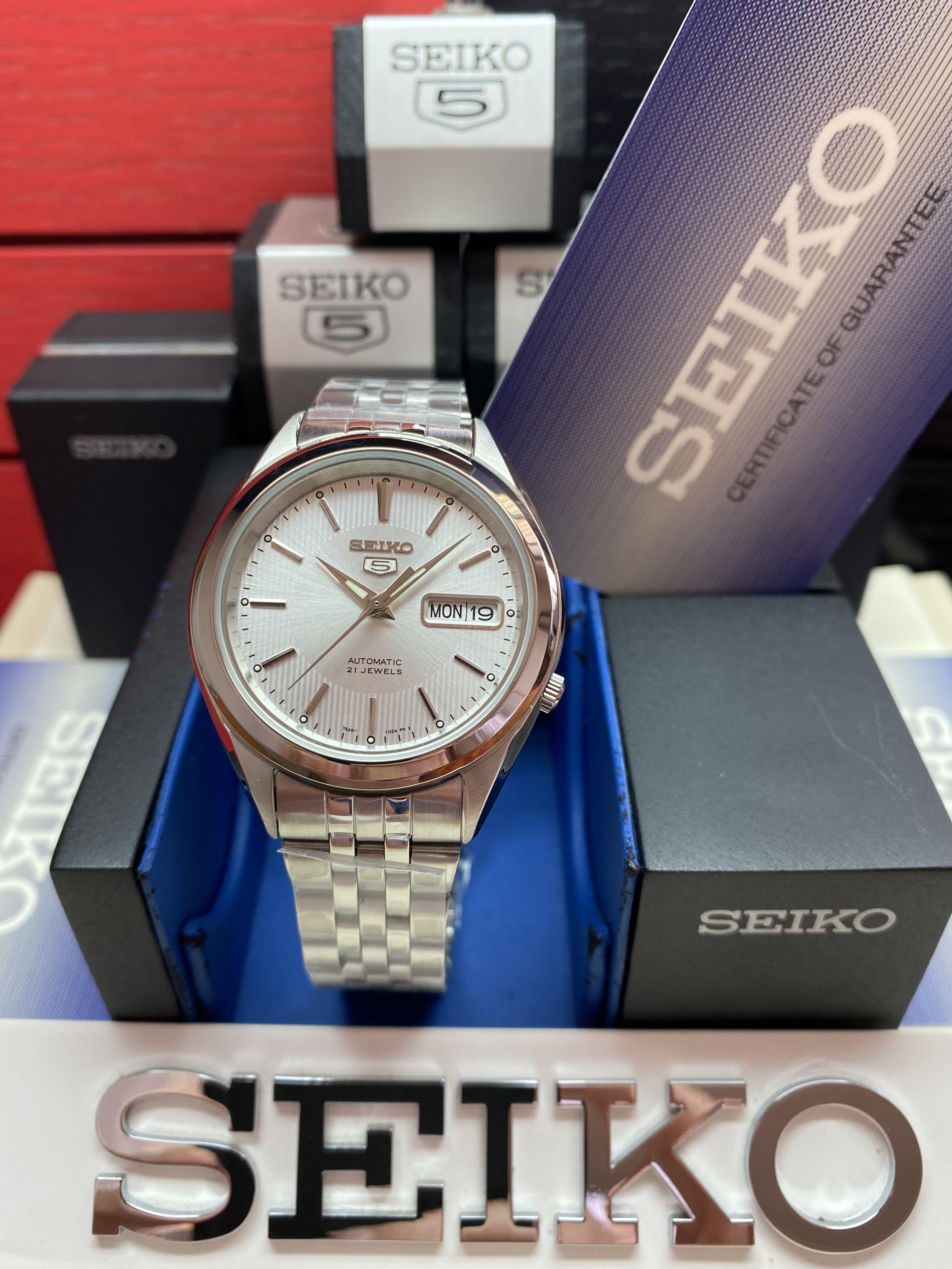 Seiko 5 SNKL15 Automatic Steel Watch SNKL15K1 Brand New, Men's Fashion ...