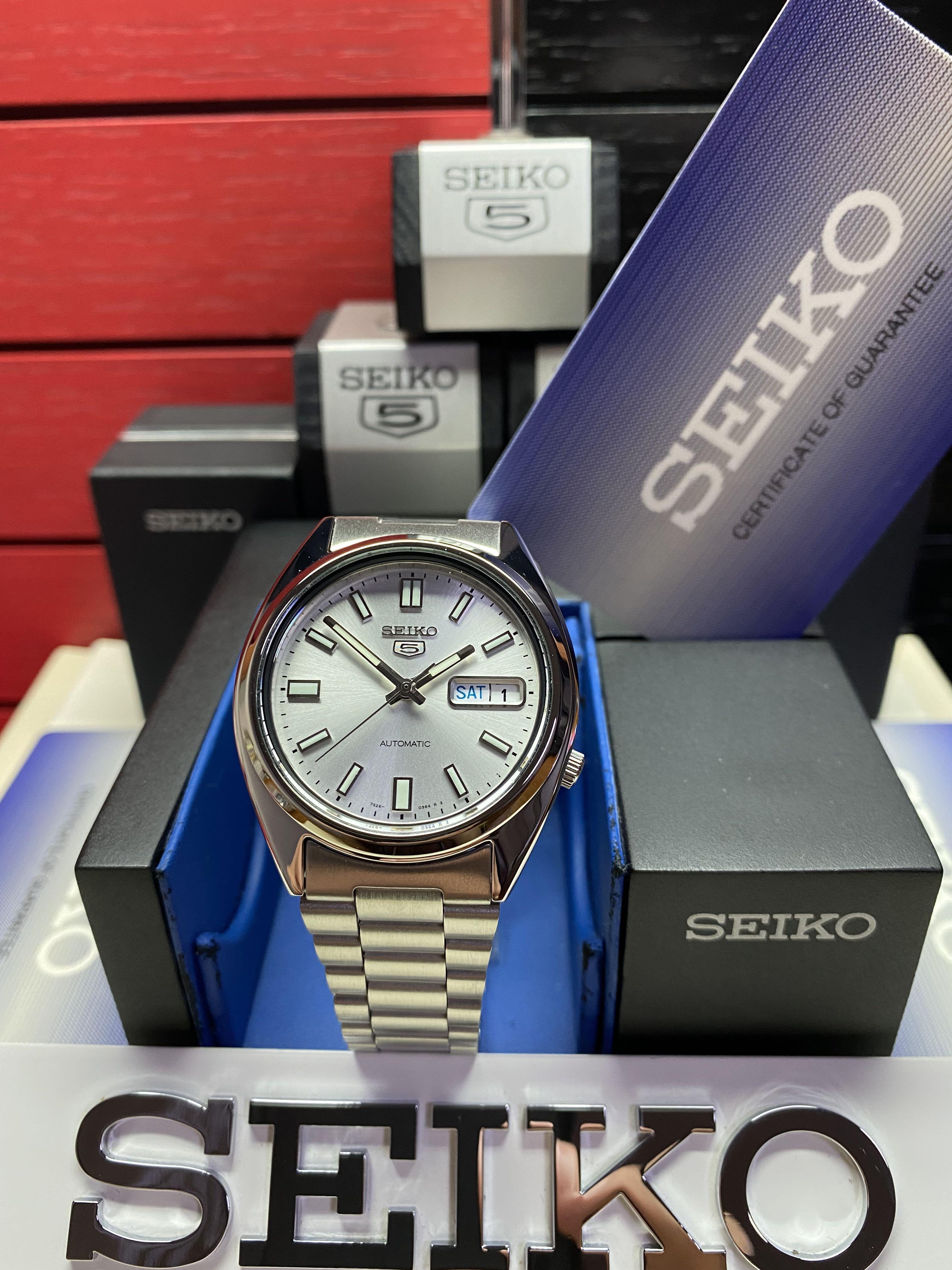 Seiko 5 SNXS73 Automatic Steel Watch Classic SNXS73K Brand New SNXS ...