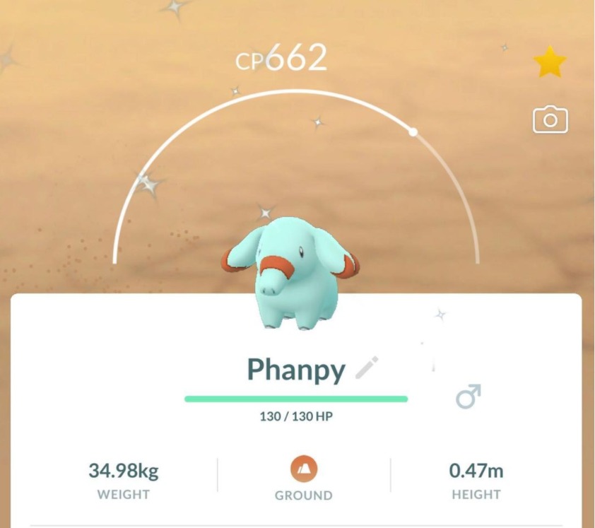 SHINY PHANPY Pokemon Go, Video Gaming, Video Games, Others on Carousell