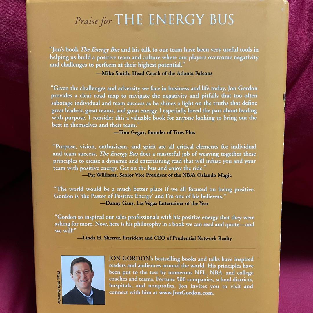 The Energy Bus by Jon Gordon, Hobbies & Toys, Books & Magazines ...