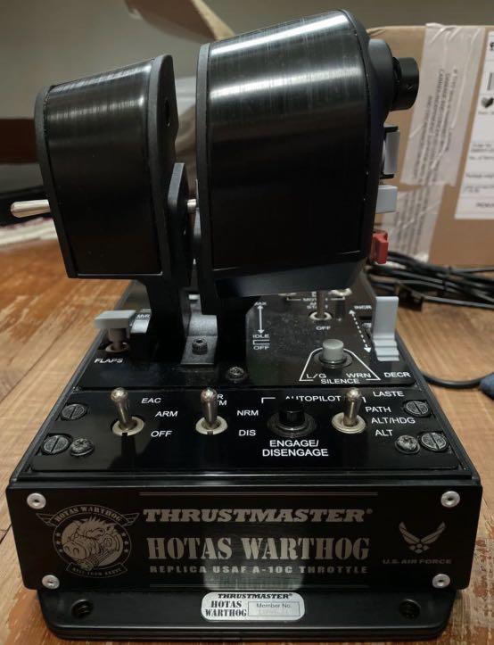 Thrustmaster Hotas Warthog - Logitech G Pro flight rudder pedals, Video ...