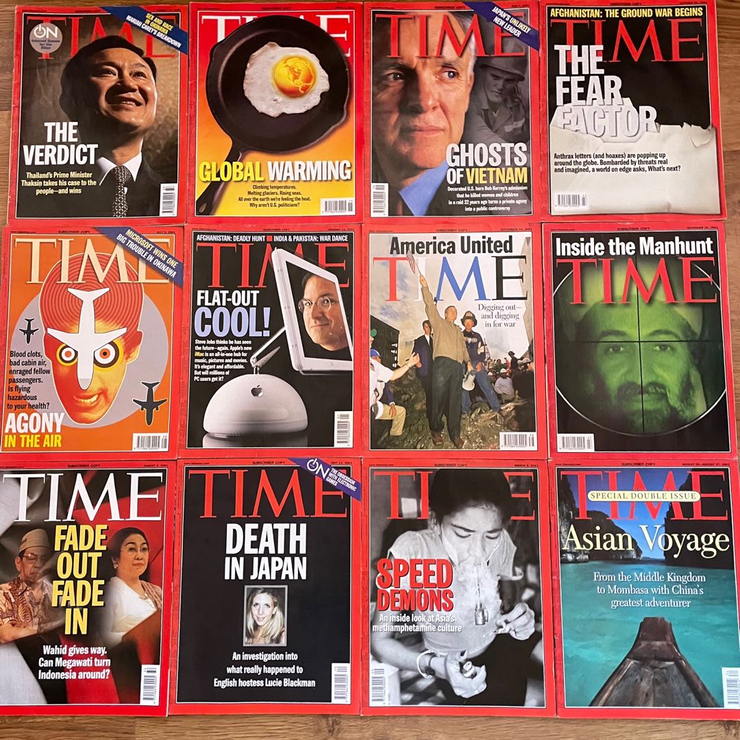 Time Magazine, Hobbies & Toys, Books & Magazines, Magazines on Carousell