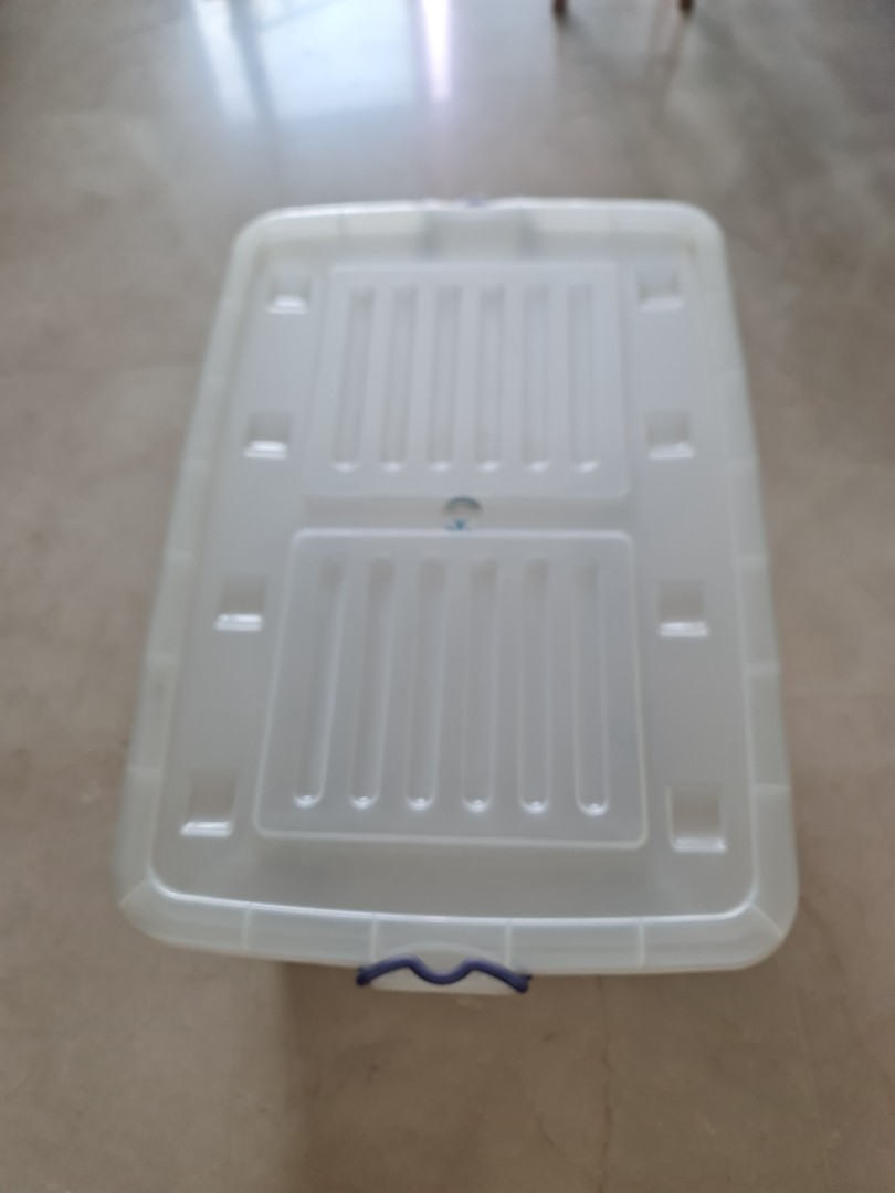 Toyogo storage box on wheel, Furniture & Home Living, Home Improvement ...