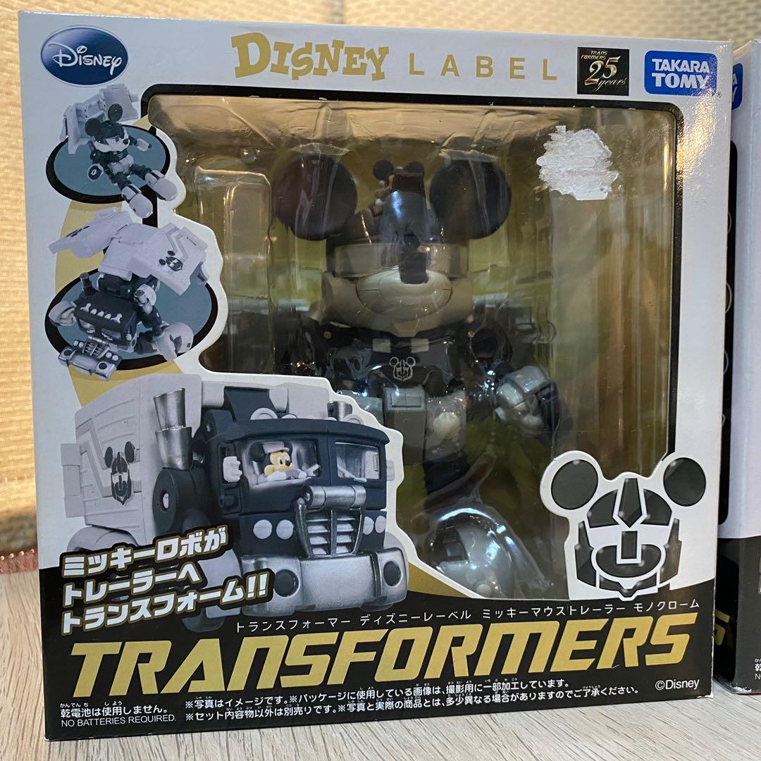 Transformers Disney Label Mickey Mouse & Donald Duck (2010 Takara Tomy ...