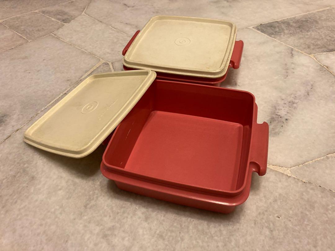 Tupperware Square Containers, Furniture & Home Living, Kitchenware ...