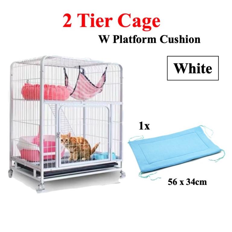Upgraded 2 level tier storey cat cage, Pet Supplies, Homes & Other Pet ...