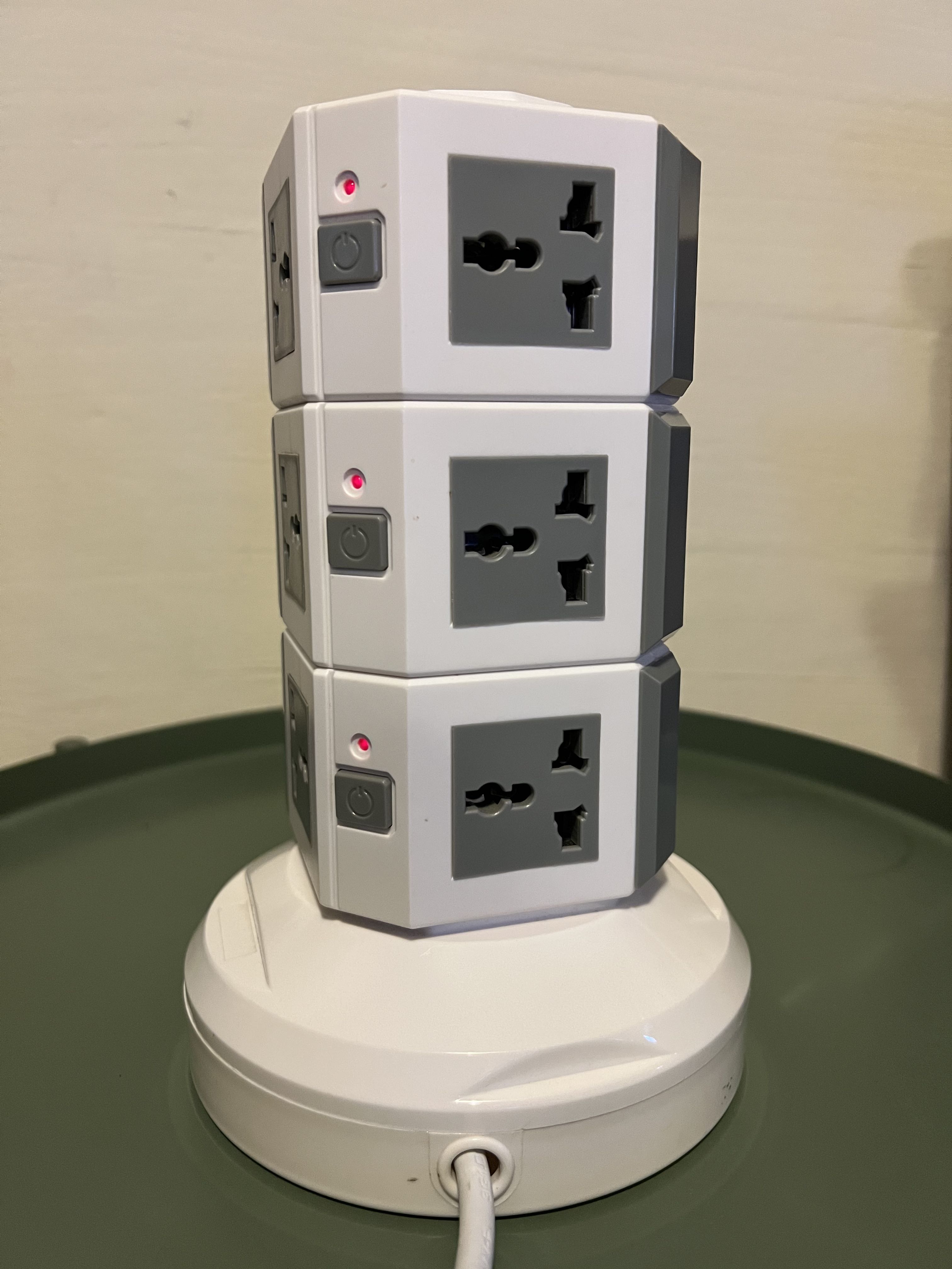 Vertical Power Socket Tower, TV & Home Appliances, Electrical, Adaptors ...