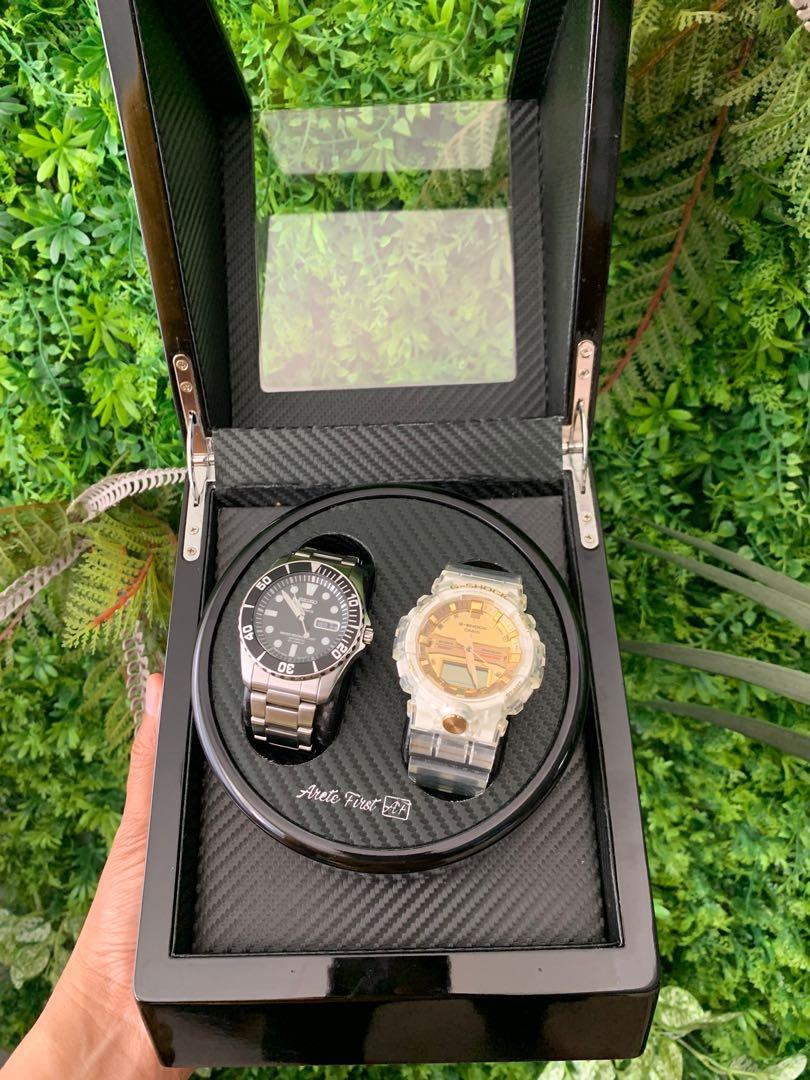 Watch rotating box, Luxury, Watches on Carousell