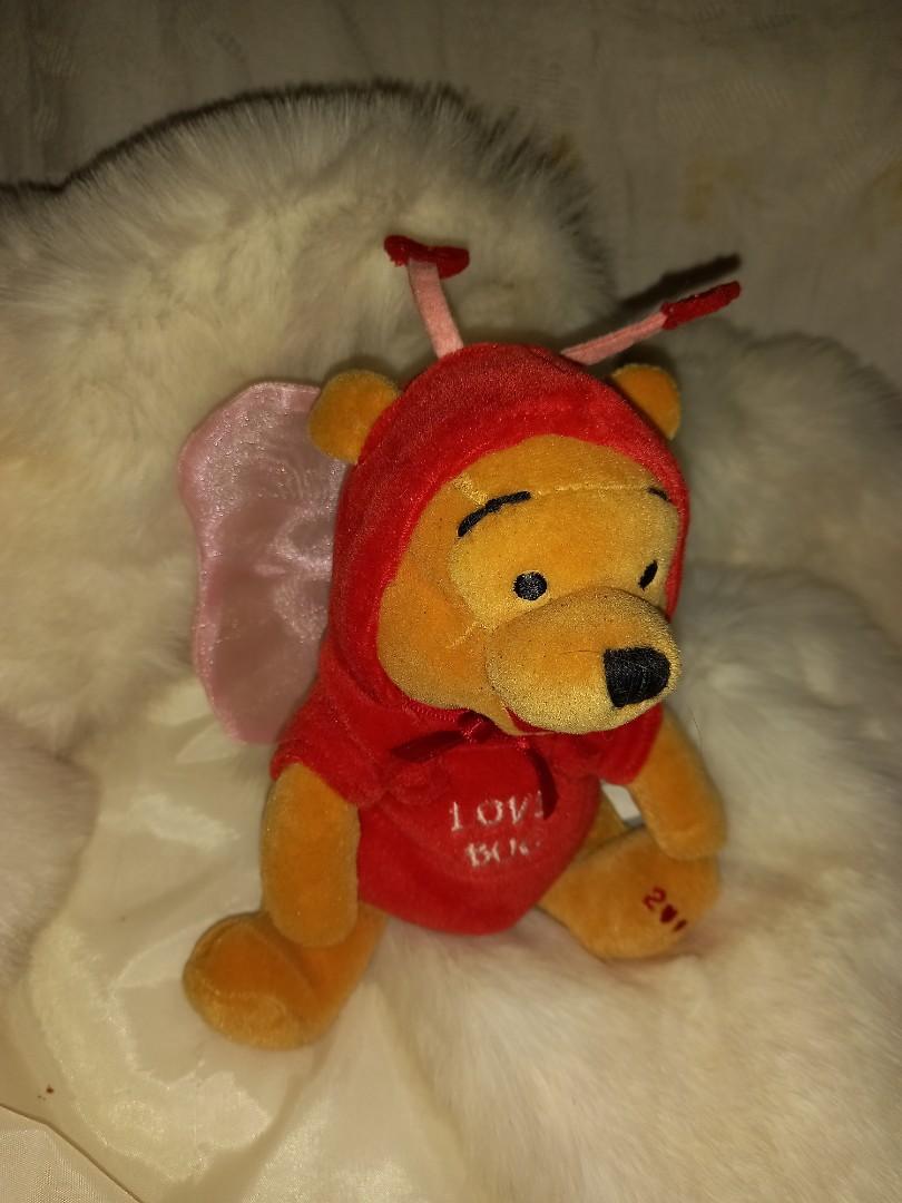 Winnie the Pooh Bear Love Bug, Hobbies & Toys, Toys & Games on Carousell