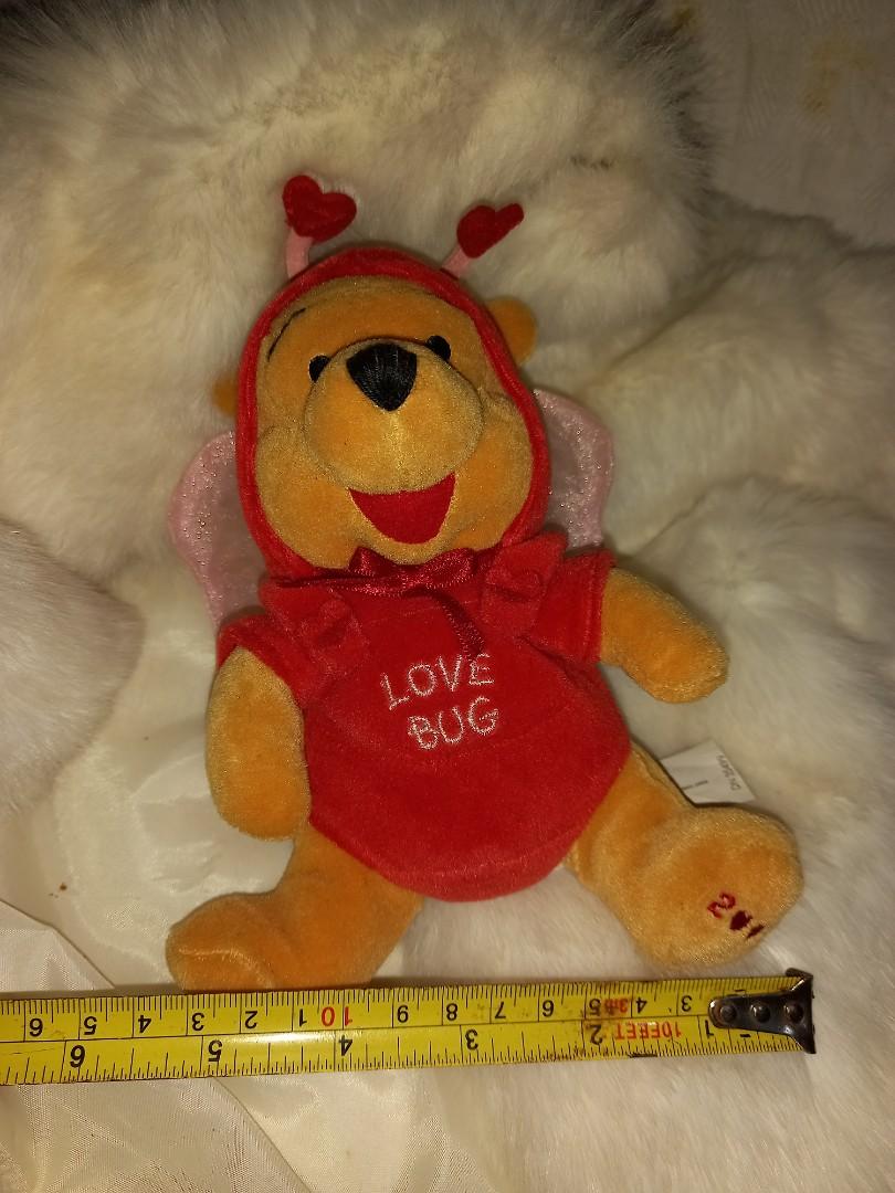 Winnie the Pooh Bear Love Bug, Hobbies & Toys, Toys & Games on Carousell