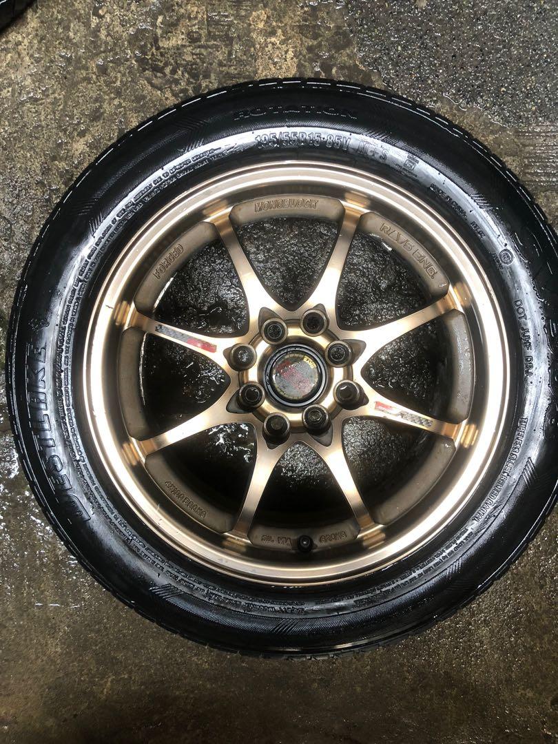 15s Volk Racing CE28 (Thailand made) with Tires, Car Parts ...