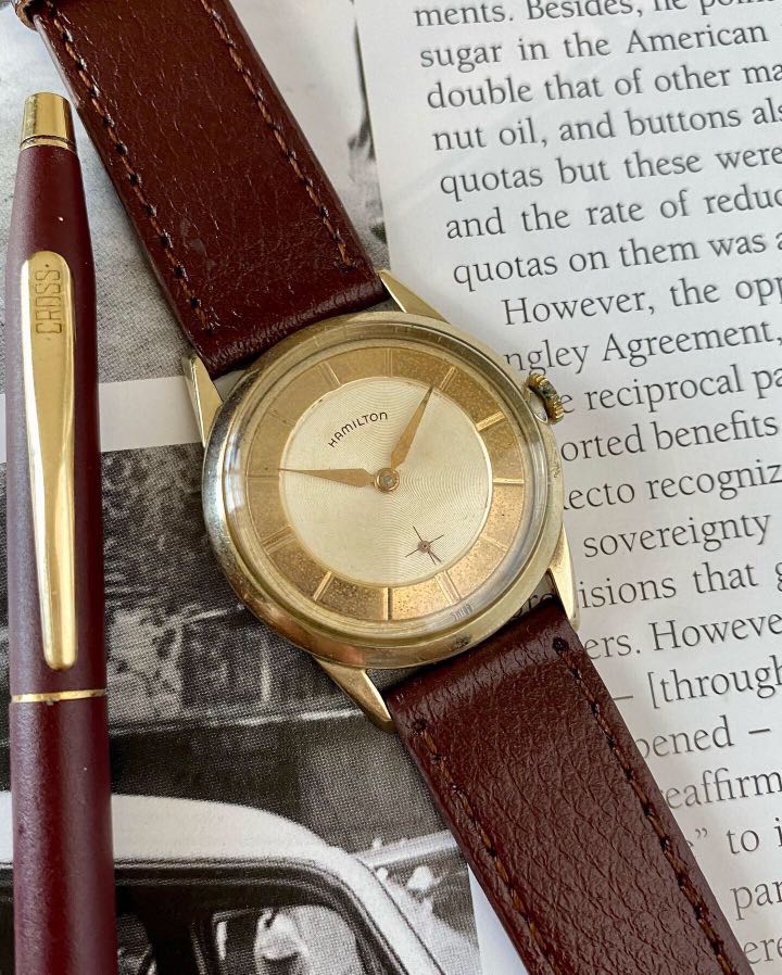 1960s Hamilton sub-seconds, Women's Fashion, Watches & Accessories ...