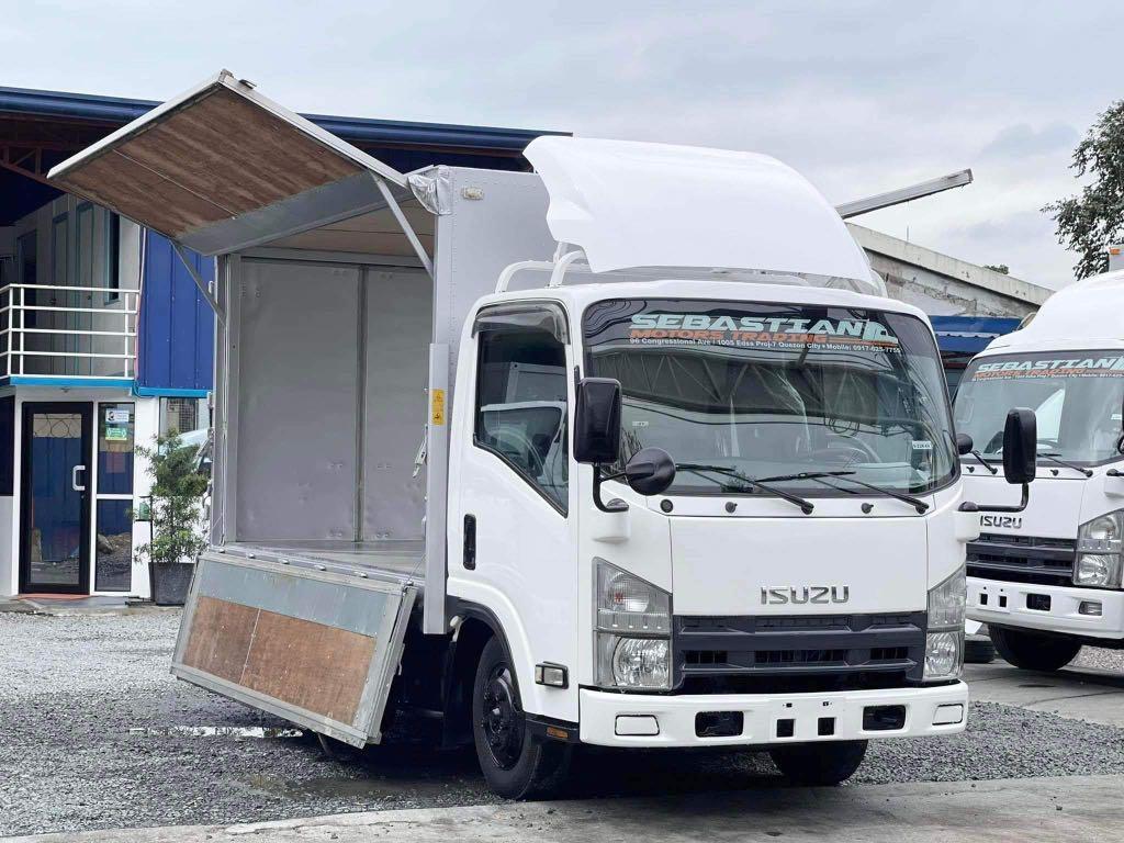 2020 ISUZU ELF ALUMINUM WING VAN 12FT N-SERIES NMR 4JJ1 ENGINE TURBO ...