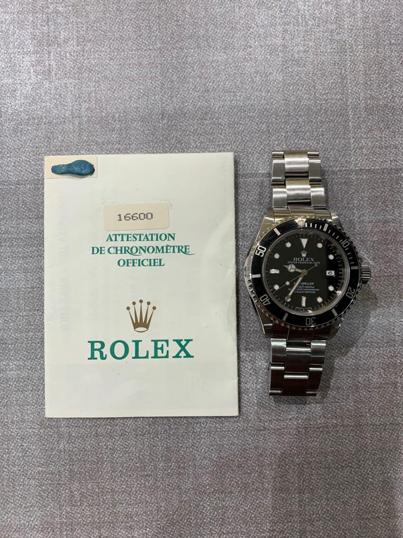 停產款式 深潛 T25面 極具收藏價值 勞力士 ROLEX SEA DWELLER 16600, 名牌, 手錶 - Carousell
