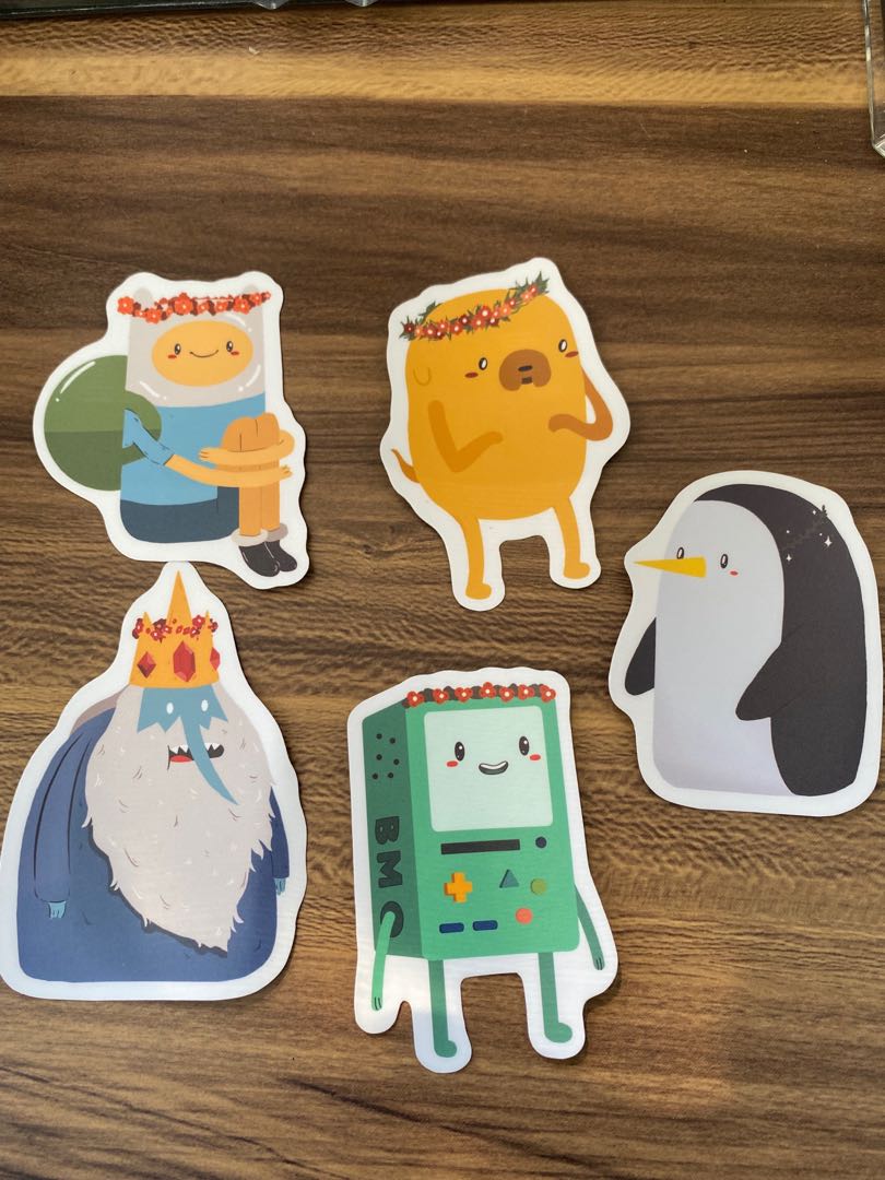 Adventure Time Stickers Set, Hobbies & Toys, Stationary & Craft, Other ...