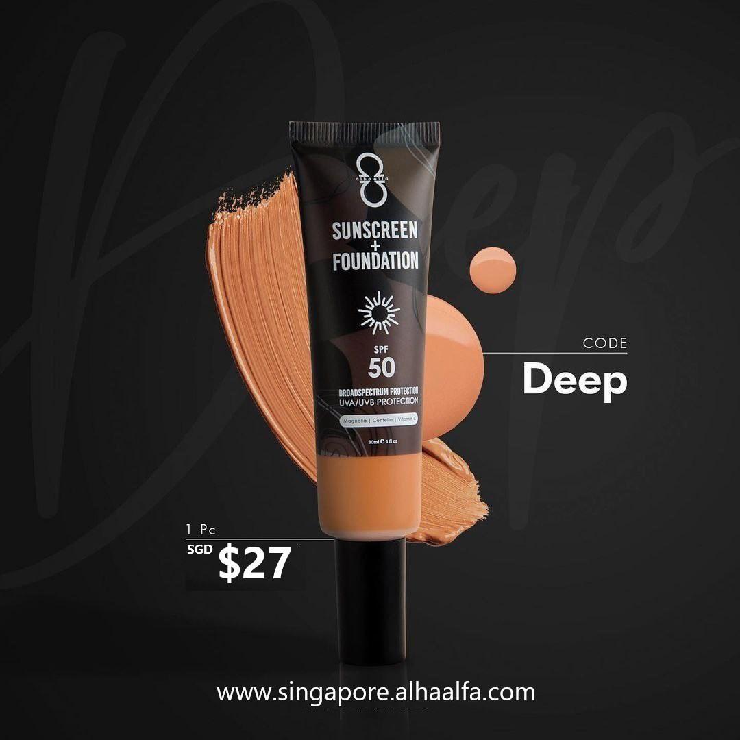 Alha Alfa new version foundation with Sunscreen, Beauty & Personal Care ...