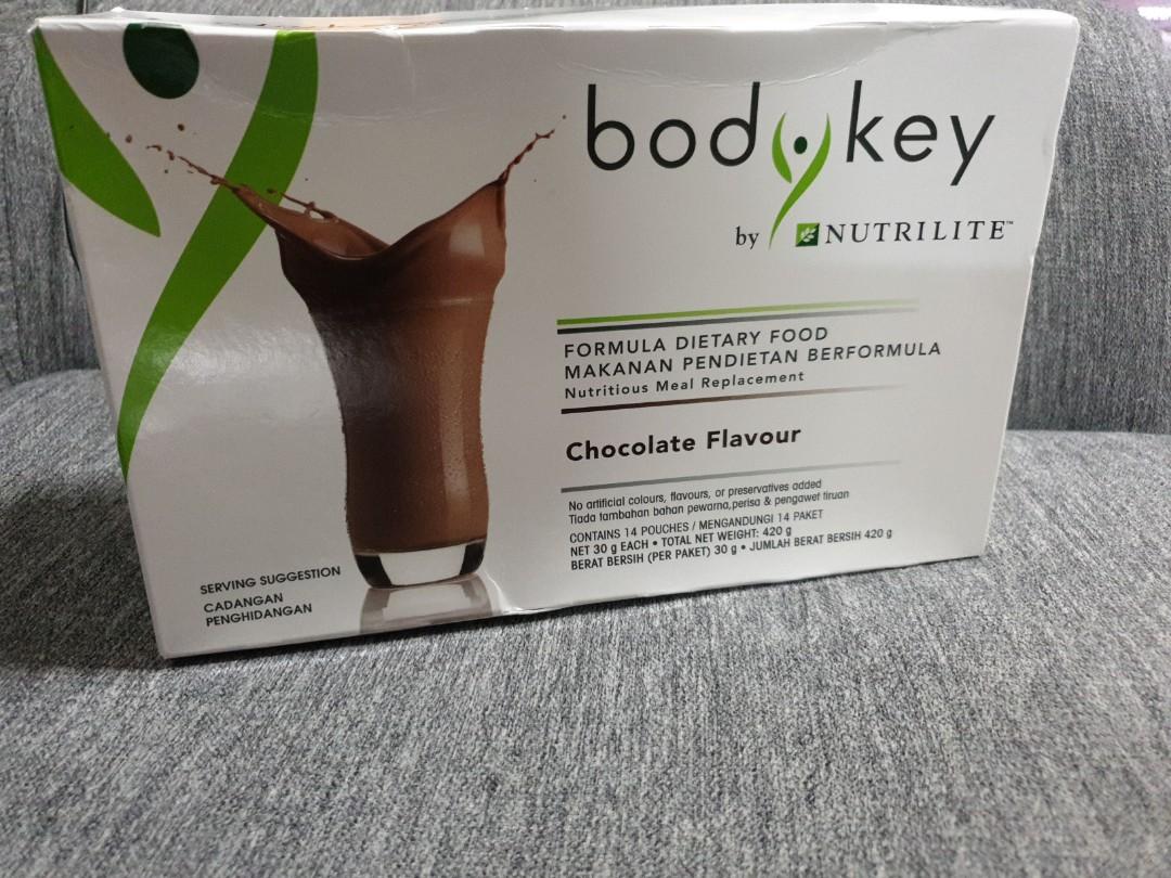 Amway Bodykey Nutrilite Chocolate Flavour, Health & Nutrition, Health ...