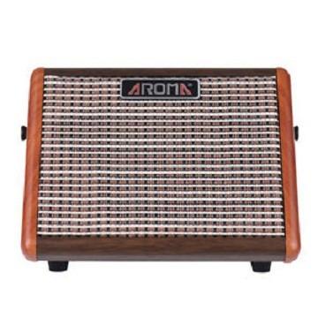 AROMA AG-15A 15W Portable Acoustic Guitar Amplifier Amp BT Speaker with Mic Interface (L1180 ...