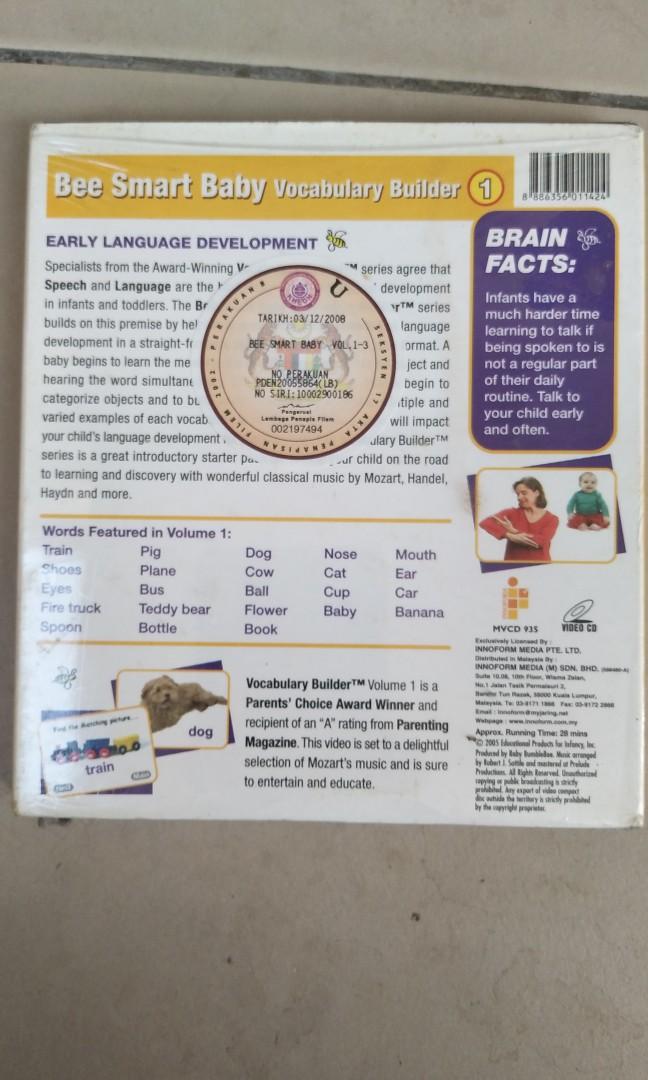 Bee smart baby vocabulary builder, Hobbies & Toys, Music & Media, CDs ...