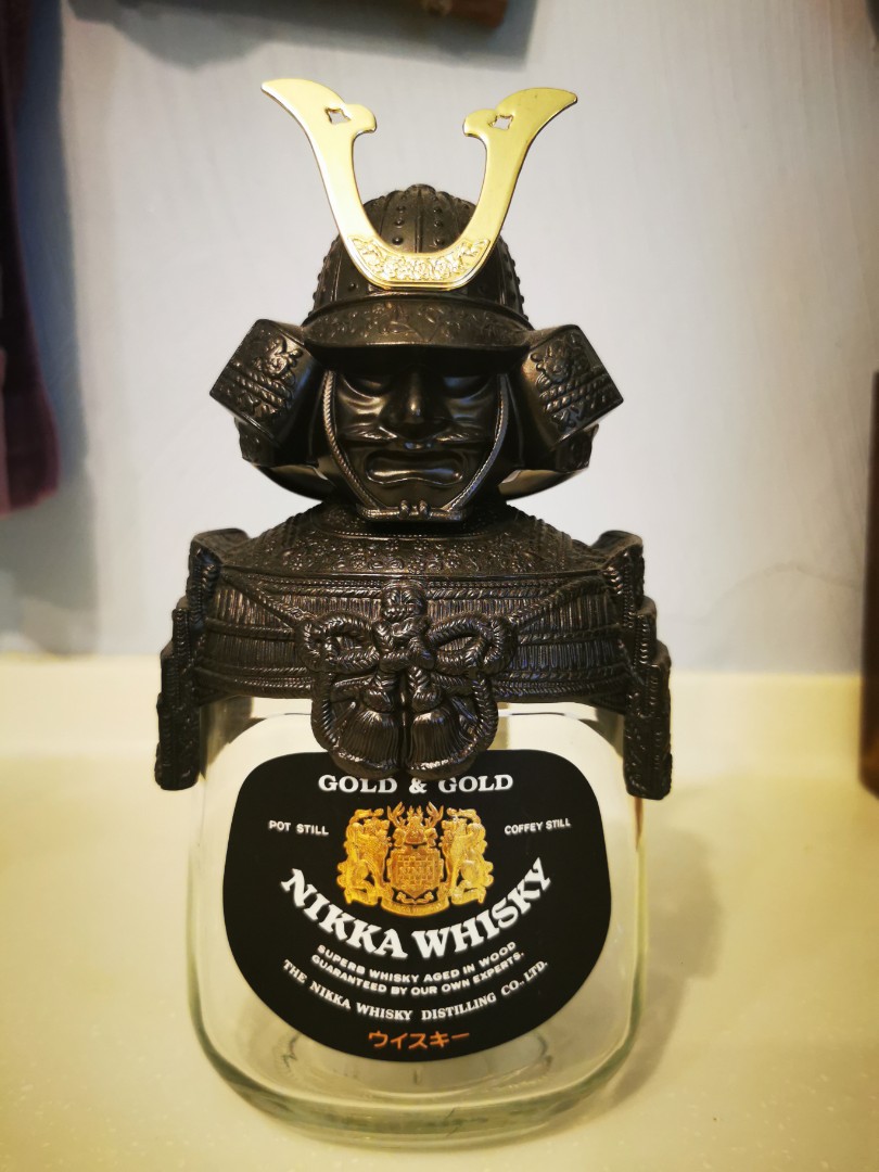 nikka samurai bottle- metal, Food & Drinks, Alcoholic Beverages on ...